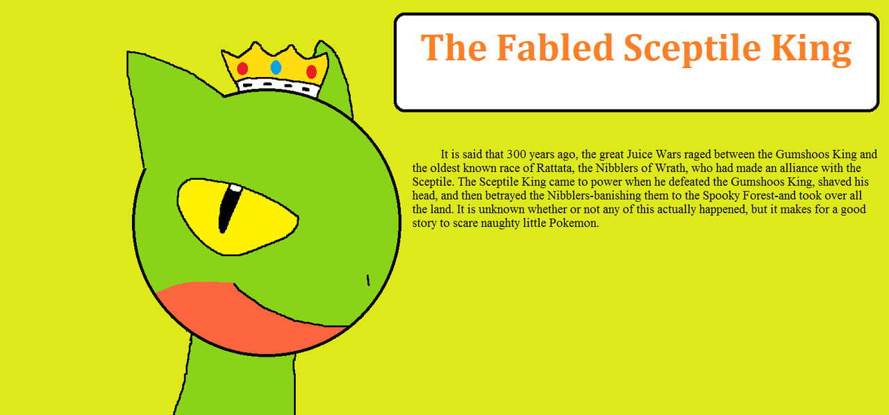 The Fabled Sceptile King By Pantherking239 On Deviantart