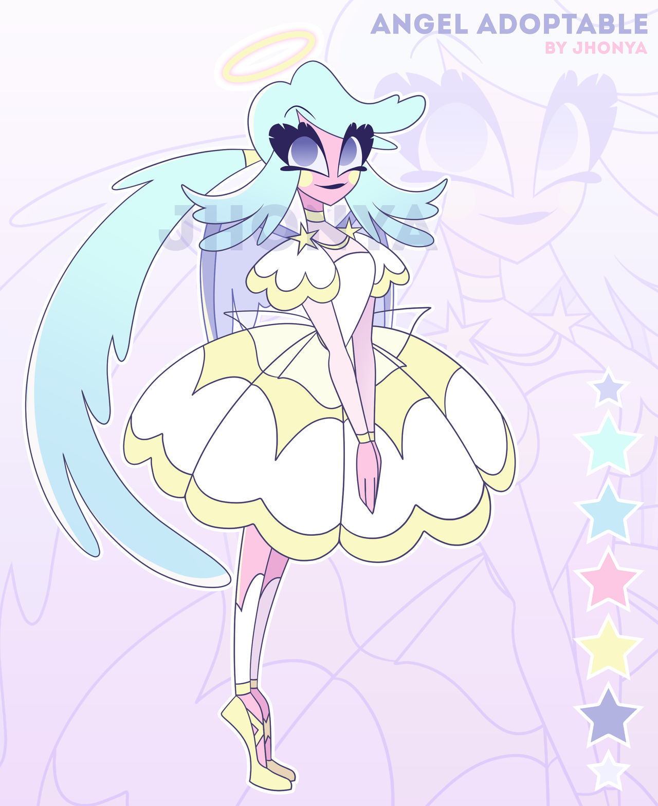 Closed Angel Adoptable Hazbin Hotel By Jh0nya On Deviantart