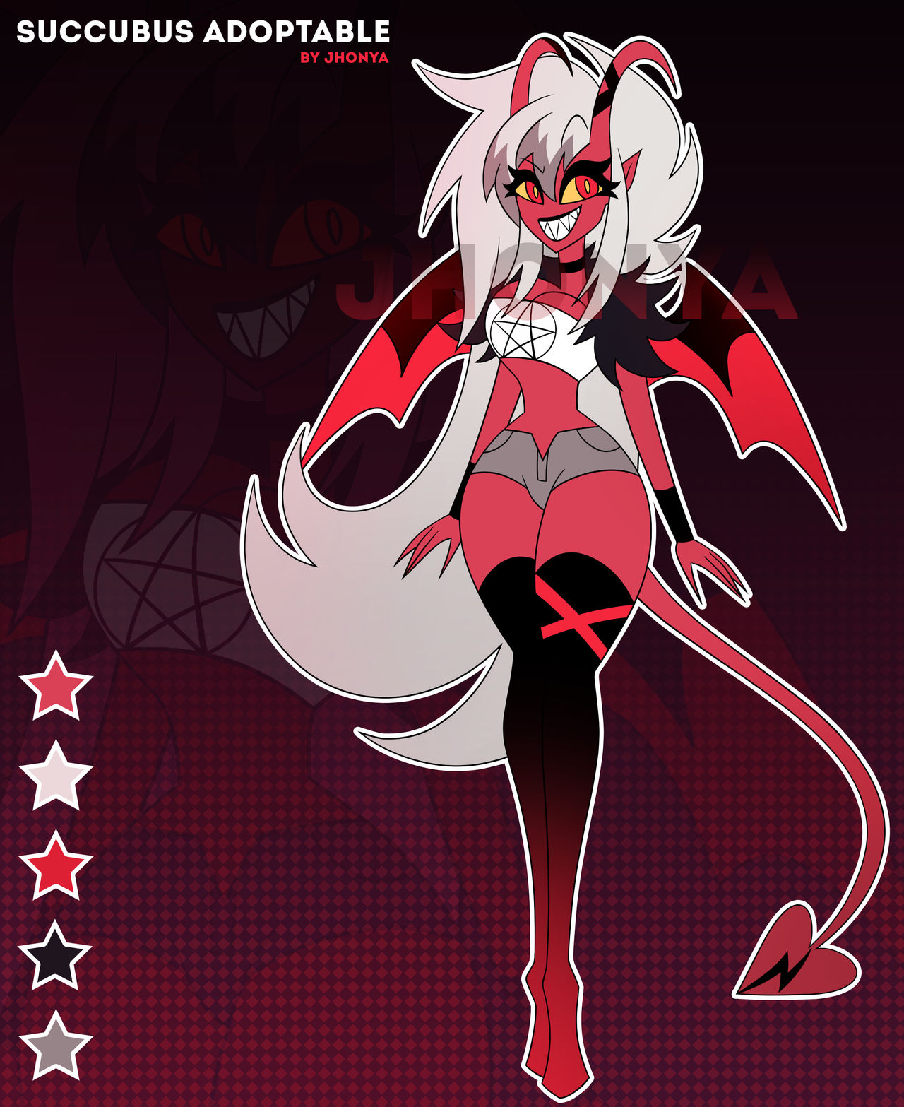Closed Succubus Adoptable Hazbin Hotel By Jh0nya On Deviantart