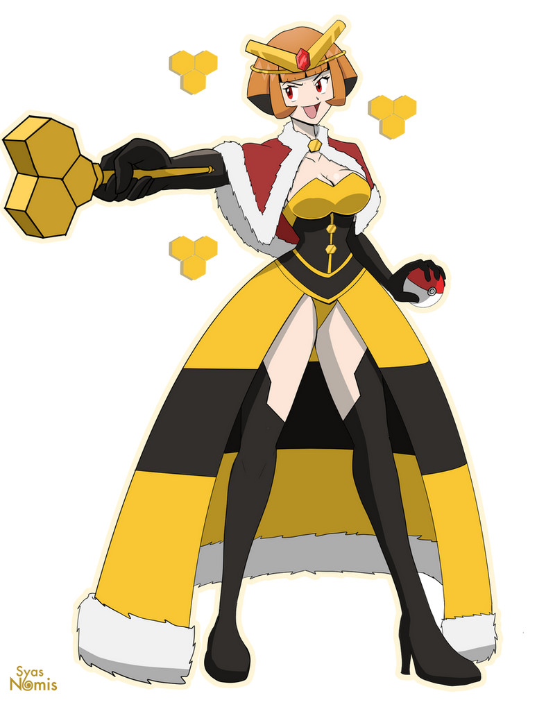Pokemon Retyped Gardenia Hive Monarch By Syas Nomis On Deviantart