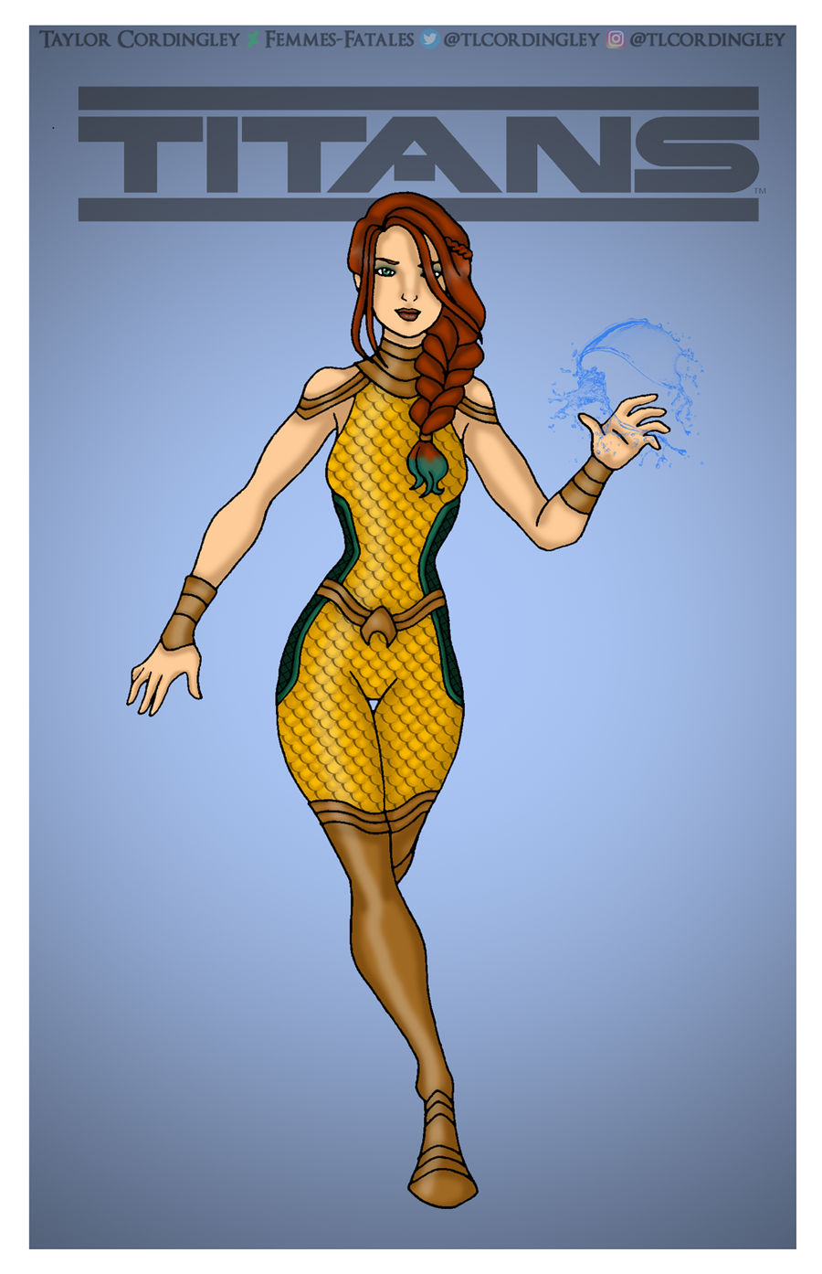 Titans Aquagirl Redesign By Femmes Fatales On Deviantart
