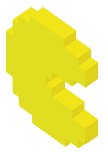 3D 8Bit Pac-Man by Dot-Matrix-Hero on DeviantArt