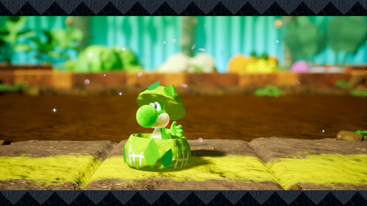 Yoshi Screenshot Yoshis Crafted World By Rubychu96 On Deviantart