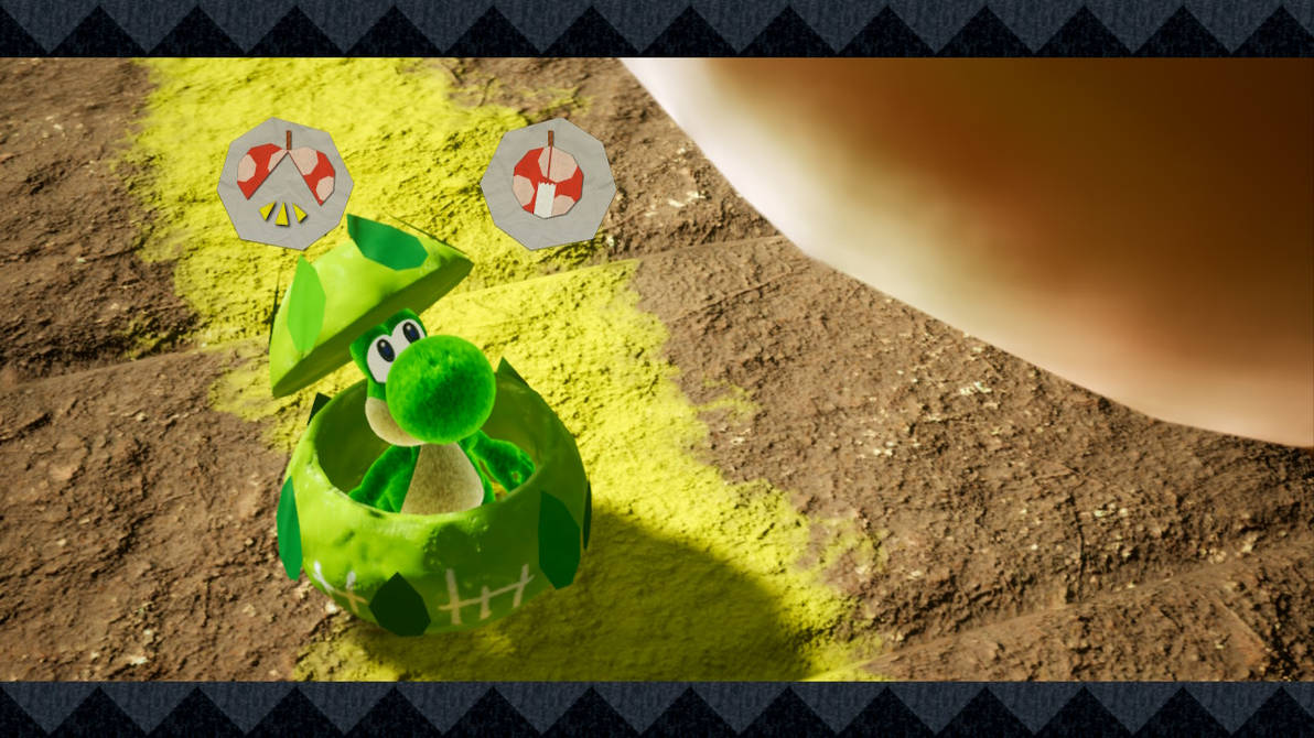 Yoshi Screenshot Yoshis Crafted World By Rubychu96 On Deviantart