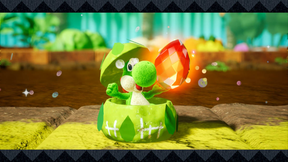 Yoshi Screenshot Yoshis Crafted World By Rubychu96 On Deviantart