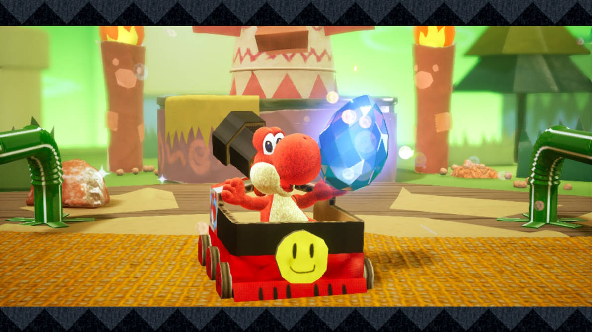 Yoshi Screenshot Yoshis Crafted World By Rubychu96 On Deviantart