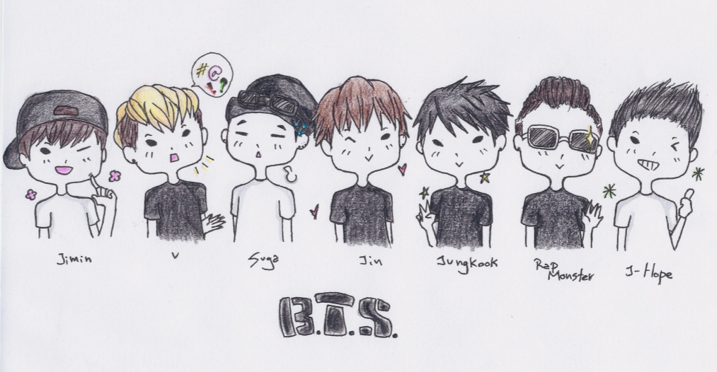 Simple Jimin Chibi Drawing