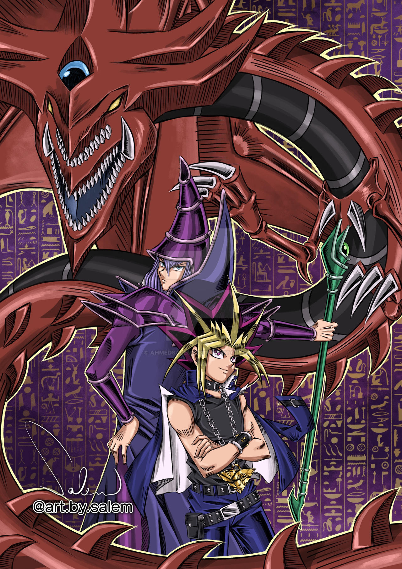 Yami Yugi Battle City By Ahmedsalem238 On Deviantart
