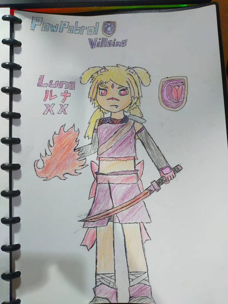 Paw Patrol Luna Anime Version By Ryuko21981 On Deviantart