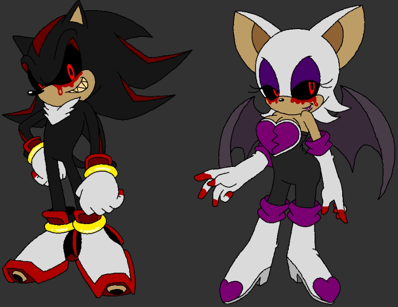 Shadow And Rouge Redraw Exe Alt By Arlolovinsyt On Deviantart