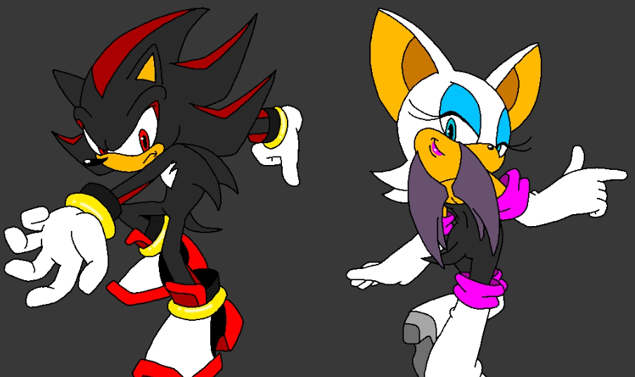Shadow And Rouge Redraw By Arlolovinsyt On Deviantart