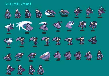 Sprite Sheet - Theif by Harasho on DeviantArt