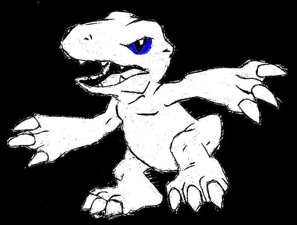 Snowagumon by MysteryFan on DeviantArt