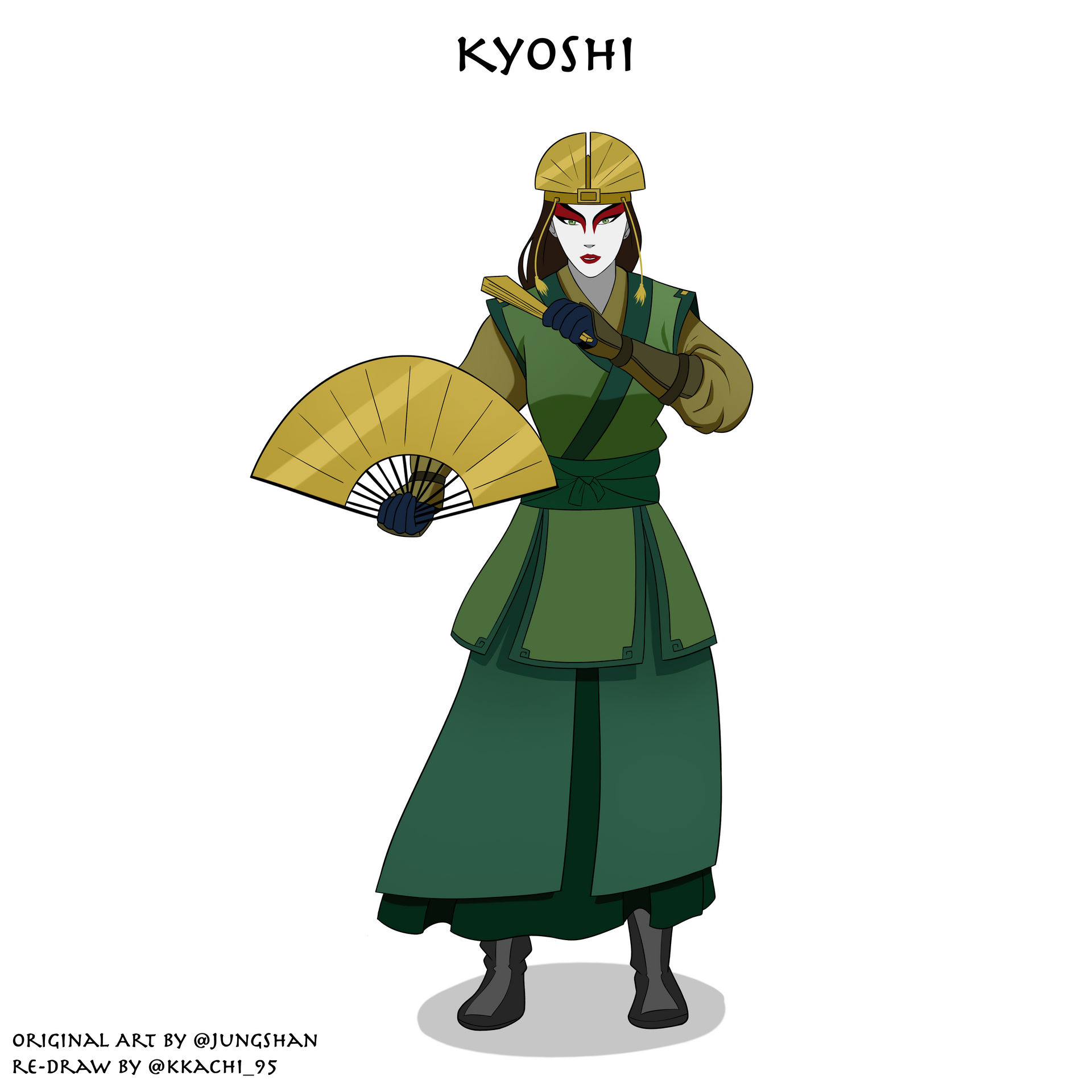 Kyoshi The Avatar The Shadow Of Kyoshi By Kkachi95 On Deviantart