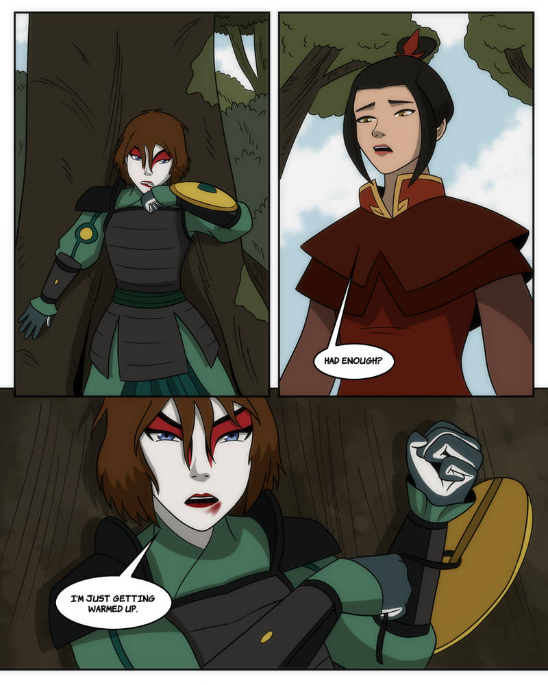 Suki Vs Azula 410 Atla By Kkachi95 On Deviantart