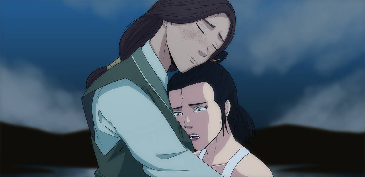 Rangi And Kyoshi By The Lake By Kkachi95 On Deviantart
