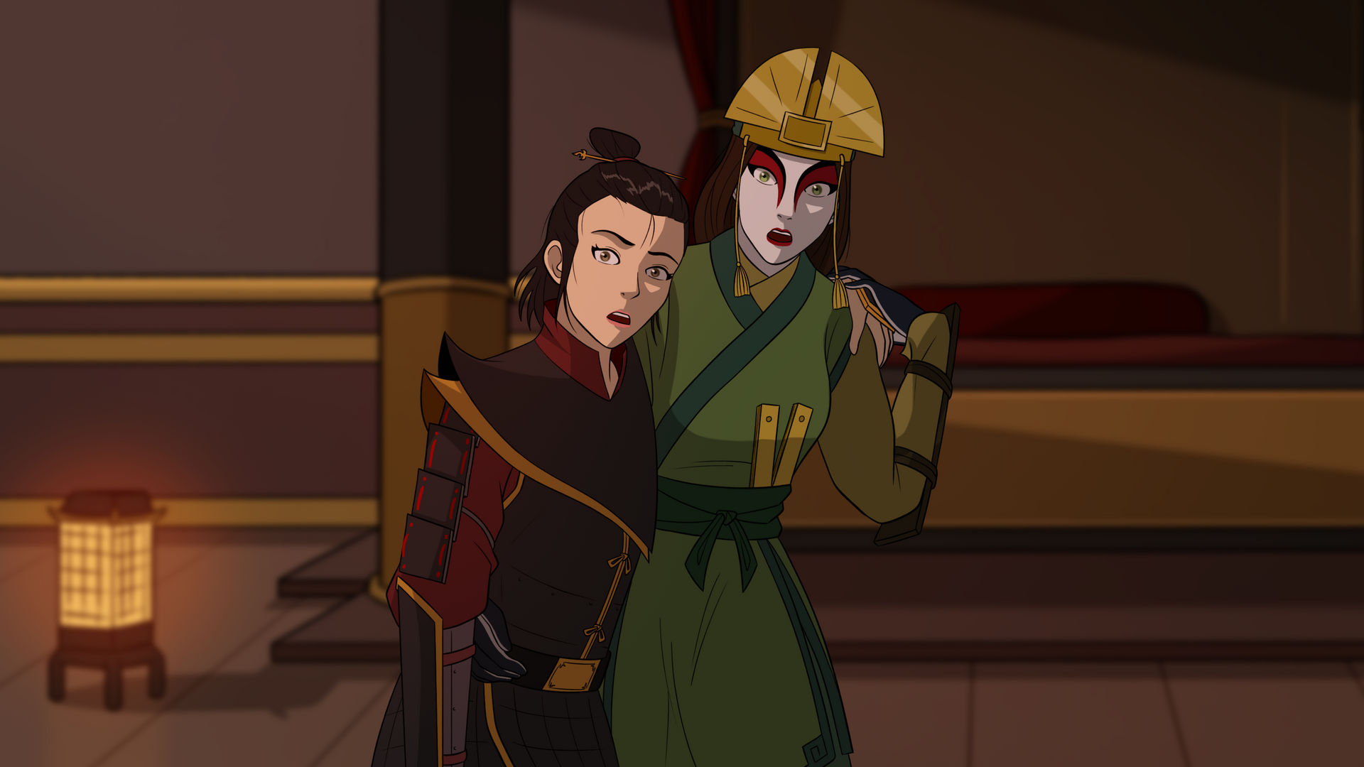 Shocked Kyoshi And Rangi Arcane Parody By Kkachi95 On Deviantart
