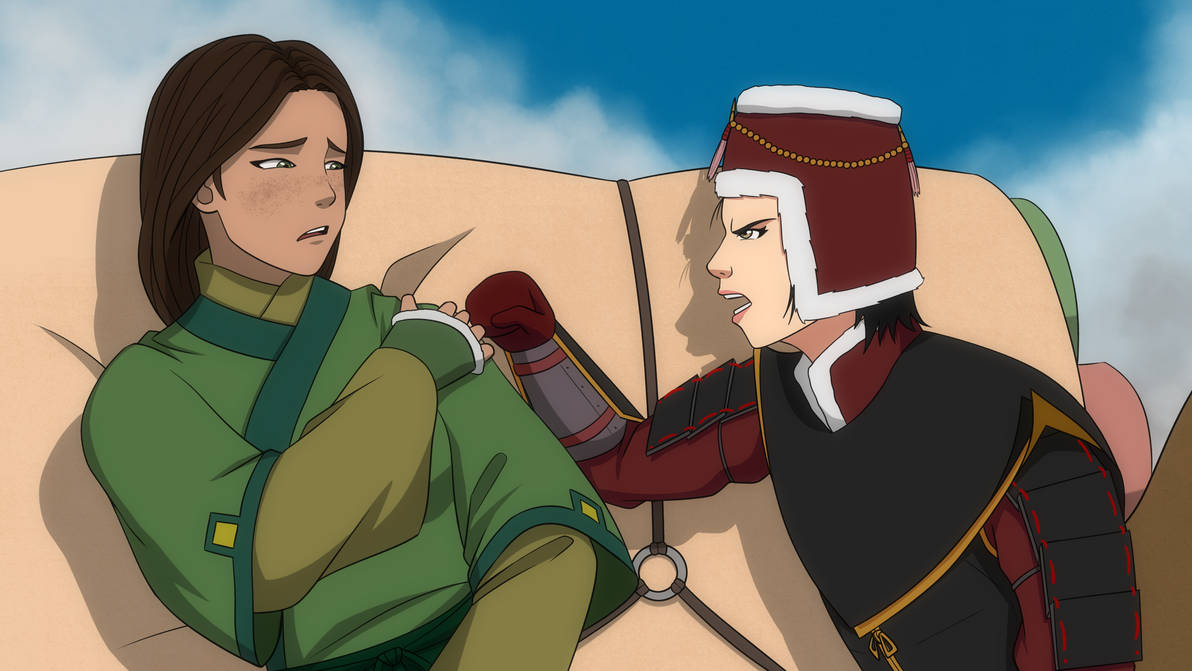 Rangi Smacks Kyoshi The Rise Of Kyoshi By Kkachi95 On Deviantart