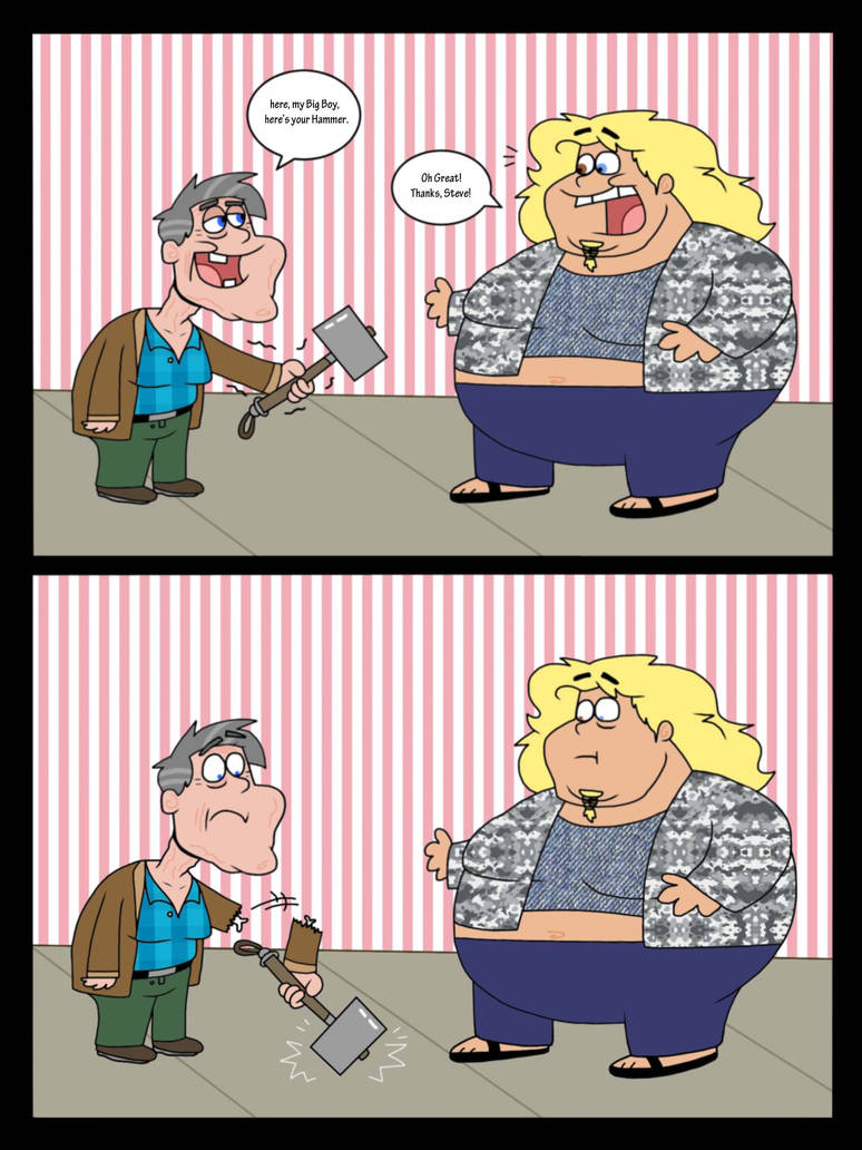 Old Steve And Fat Thor By Cookie Lovey On Deviantart