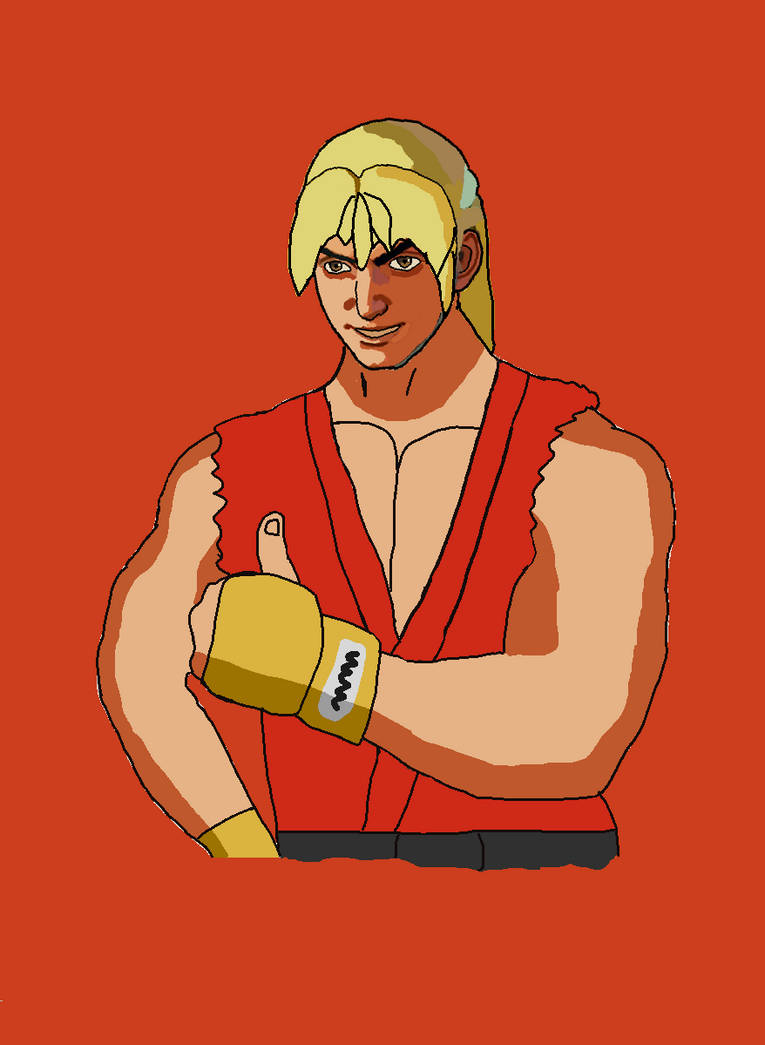 Ken Thumbs Up Fanart Street Fighter V 02 By Michaelxgamingph On Deviantart