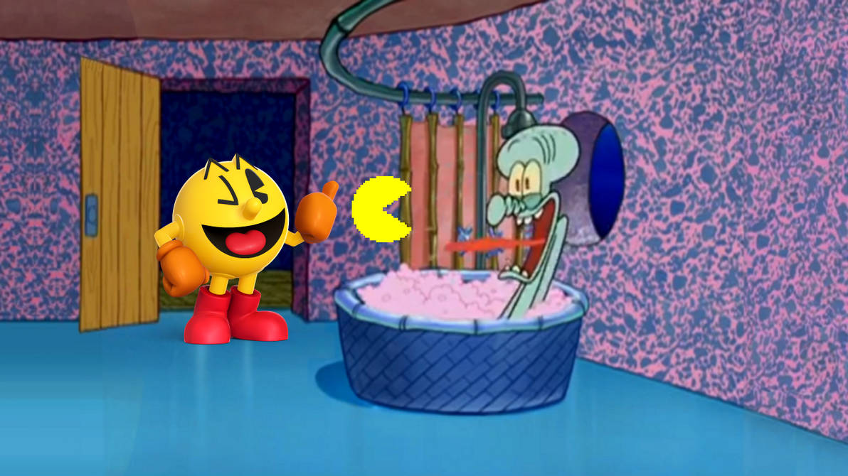 Pac-Man Drops by Squidward's House by leeseongjae620 on DeviantArt Pac-Man Drops by Squidward's House by leeseongjae620 on DeviantArt