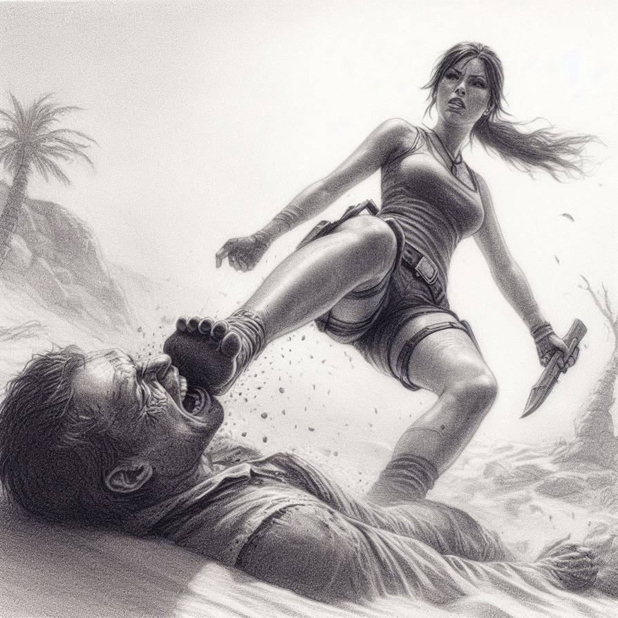 Lara Face Trampling By Calebe142536 On Deviantart