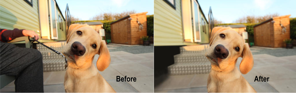 Before And After Object Removal By Lupuswynnejones On Deviantart