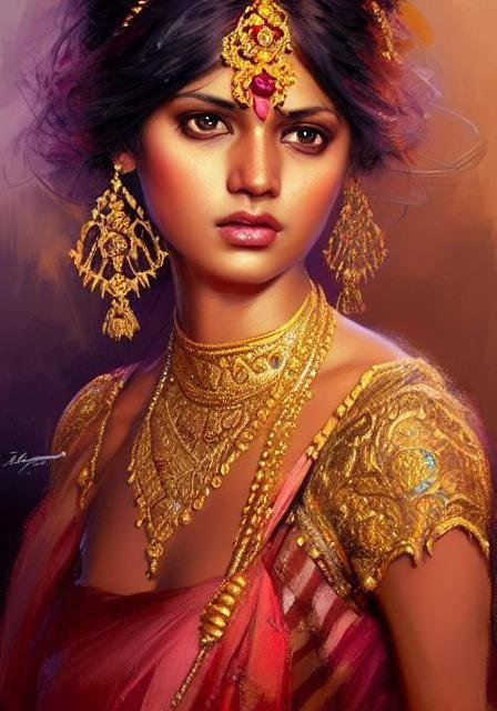 Hindu Princess By Phantasyj On Deviantart