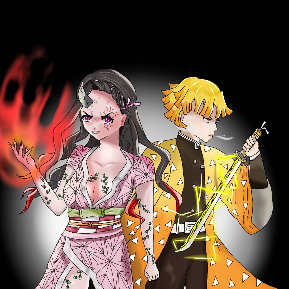 Nezuko X Zenitsu By 0sika24 On Deviantart