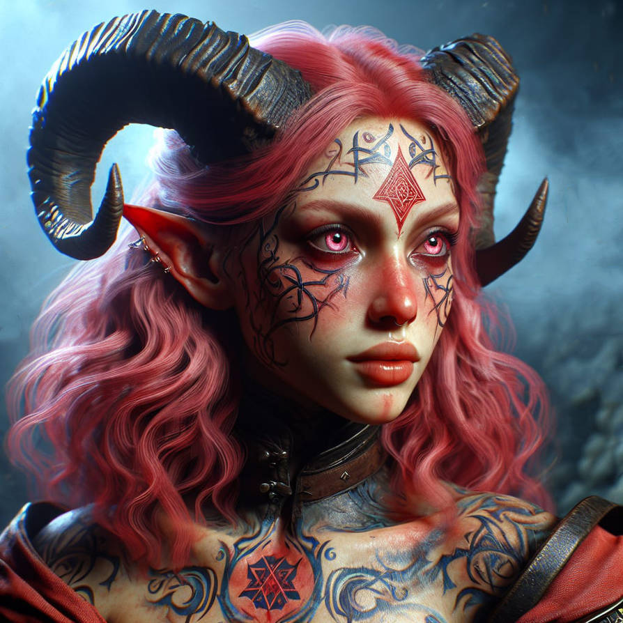 Tiefling By Dragonfly Rain On Deviantart