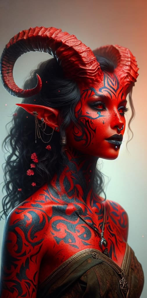 Tiefling By Dragonfly Rain On Deviantart