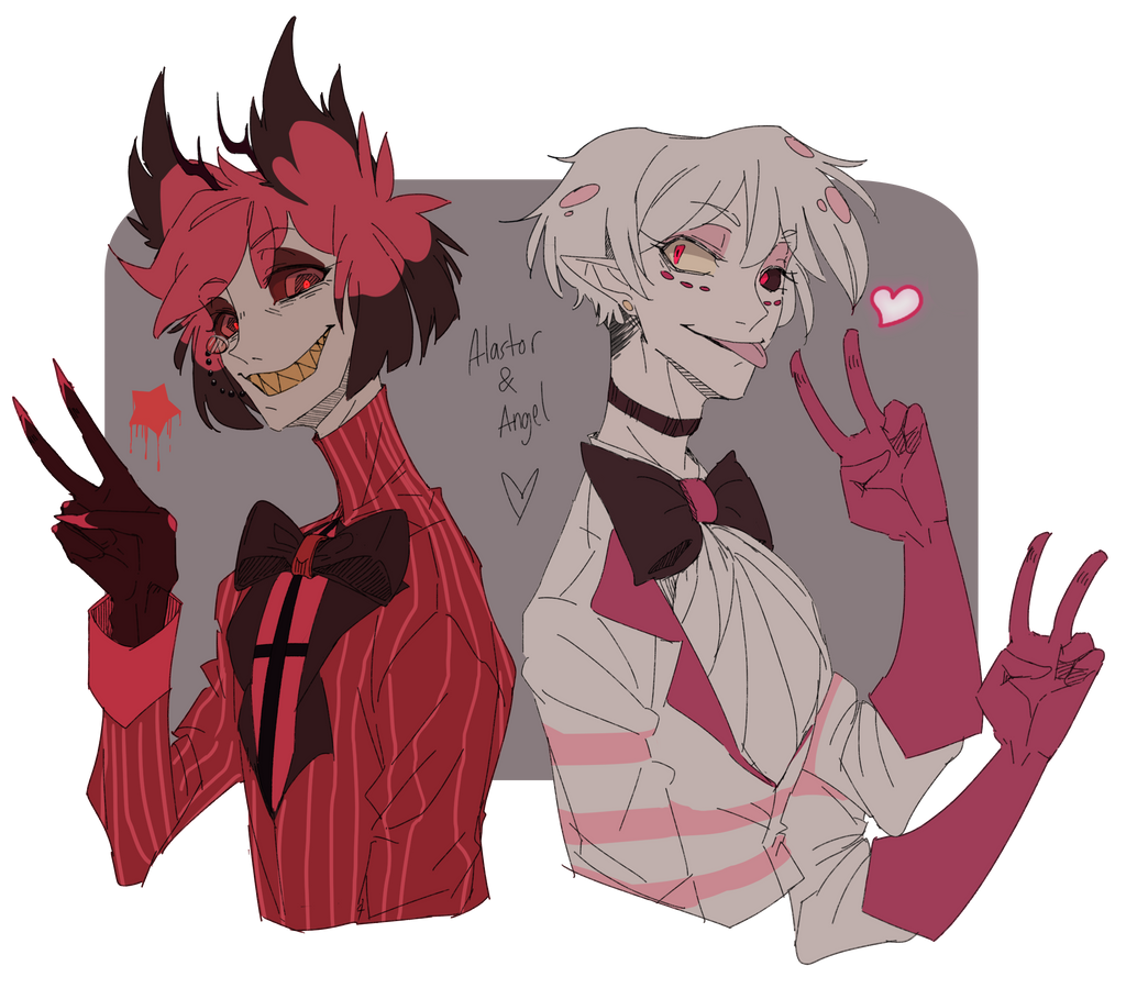 Alastor X Angel Dust Cosplay