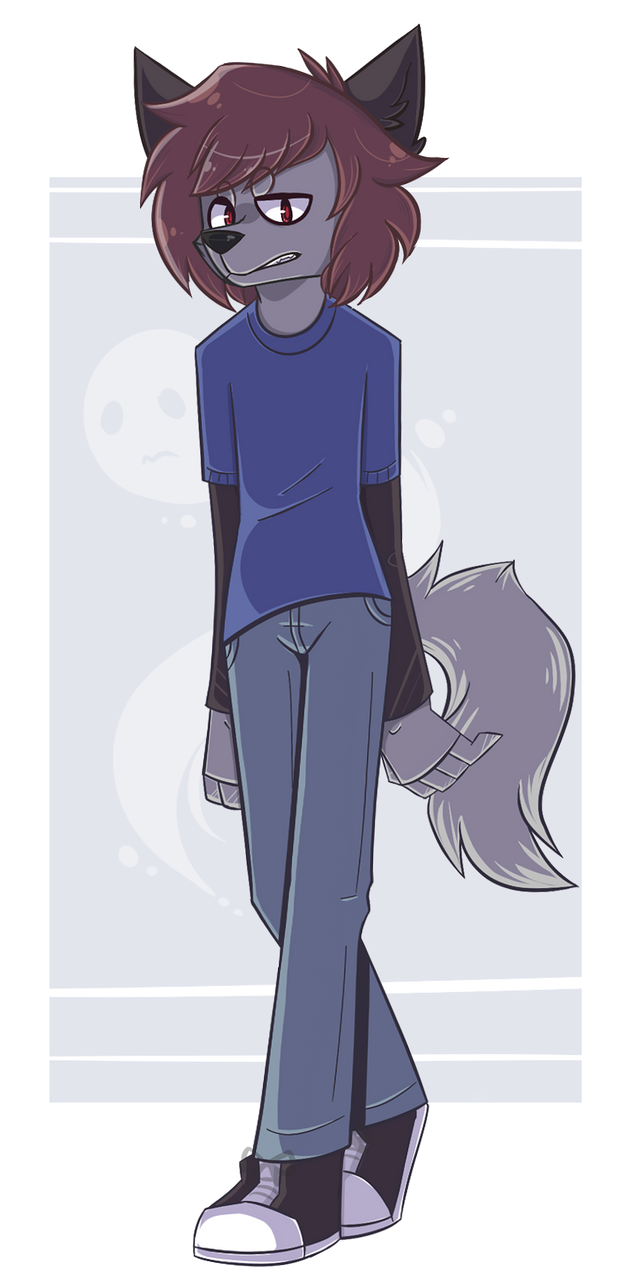 Emo Wolf Thing By Bnuuybunmeri On Deviantart