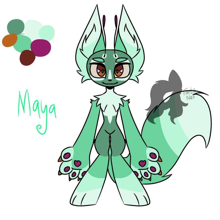 Maya Ref Sheet By Fanta Nell On Deviantart