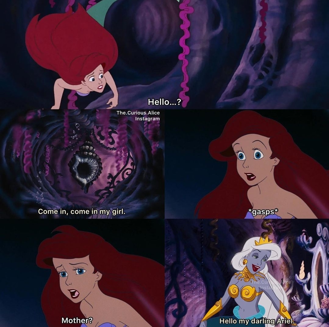 Ariels Mother Is The Sea Witch The Little Mermaid By Creationsbynikki On Deviantart
