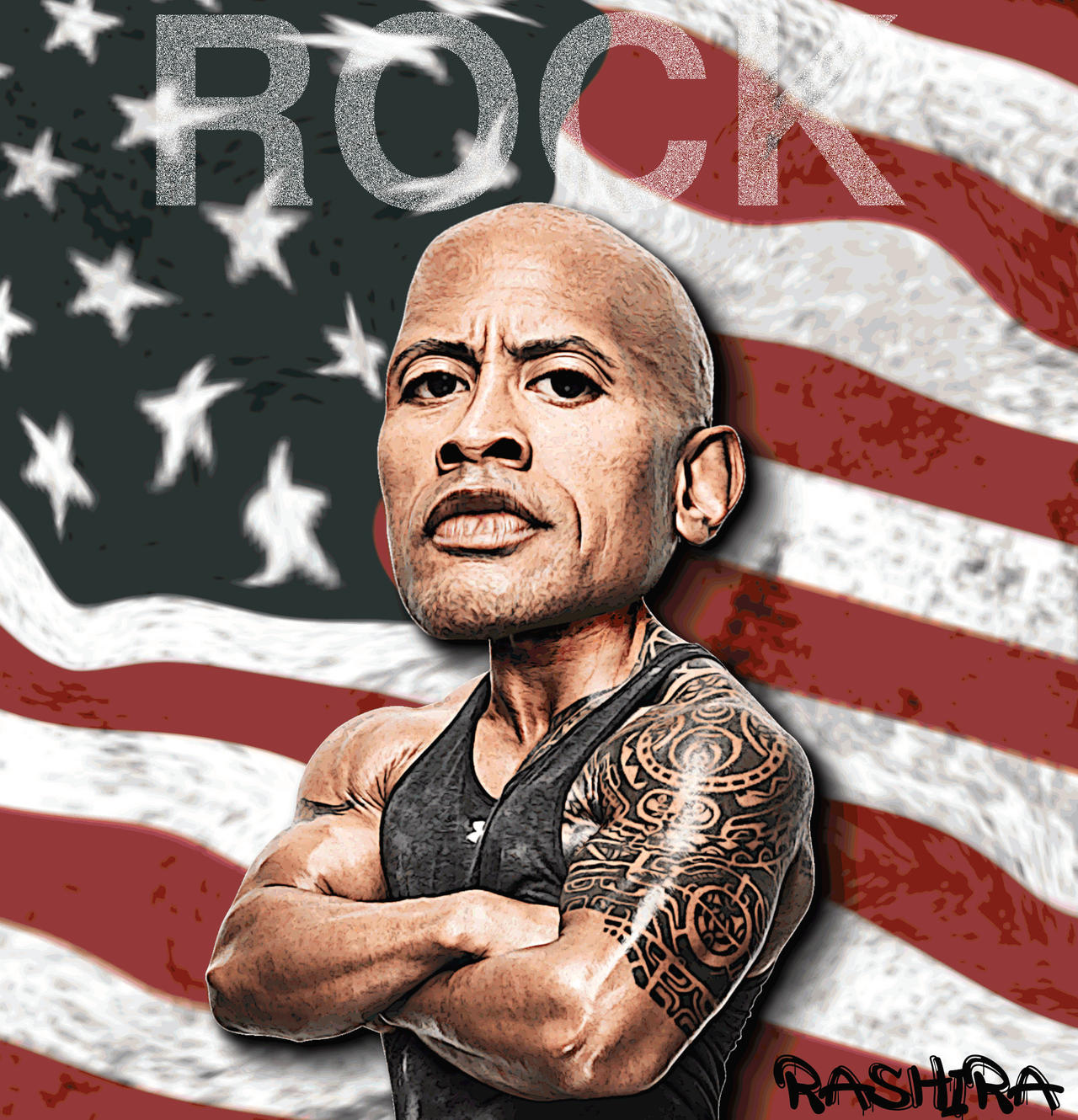 Dwayne The Rock Johnson - Caricature by RashiraXD on DeviantArt Dwayne The Rock Johnson - Caricature by RashiraXD on DeviantArt