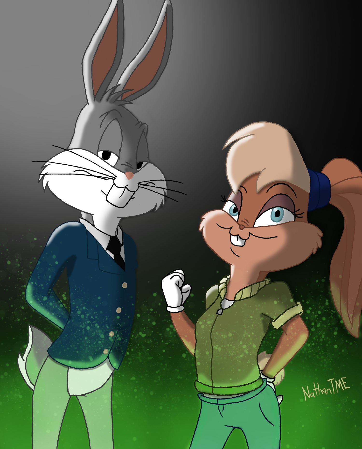 Bugs Y Lola Bunny By Nathantme On Deviantart