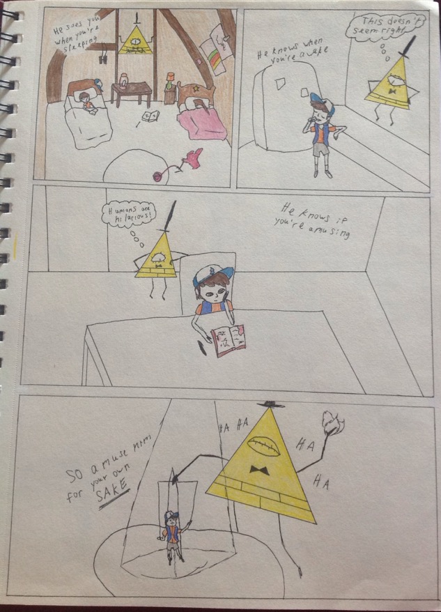 Bill Cipher Comic By Hannahthepadawan On Deviantart