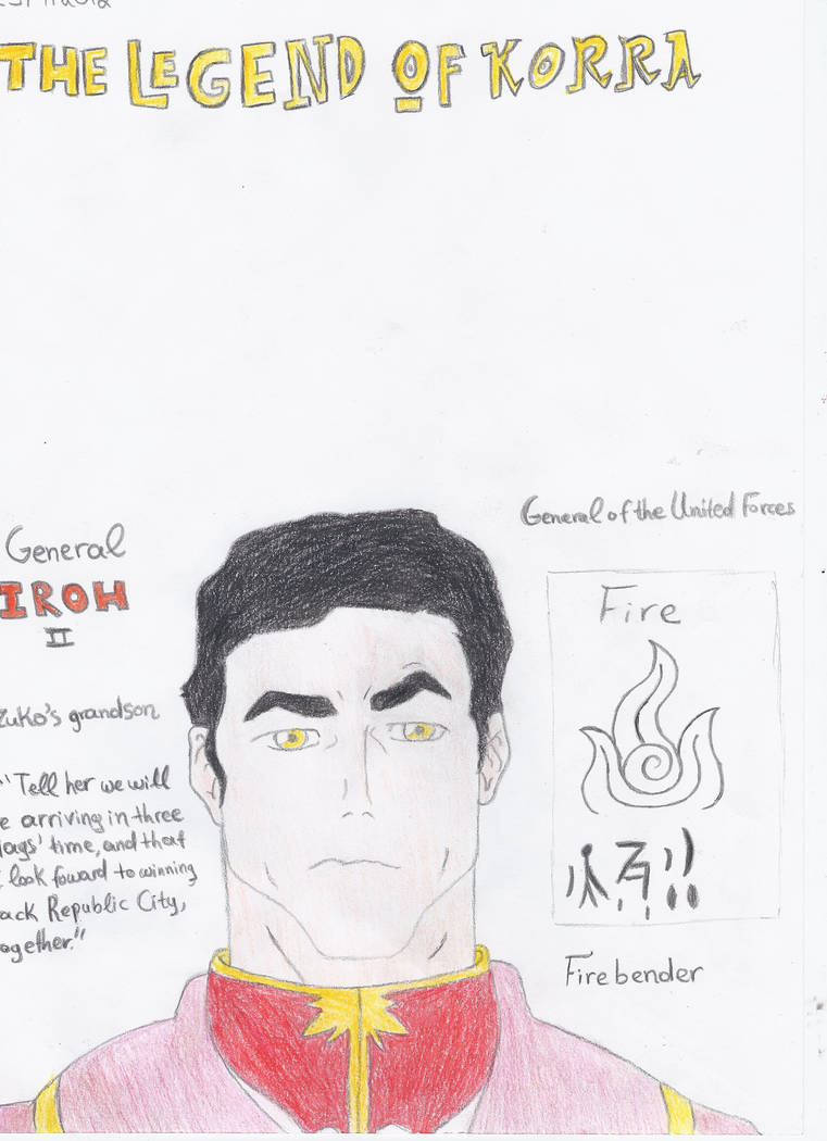 The Legend Of Korra General Iroh Ii By Nataso0 On Deviantart