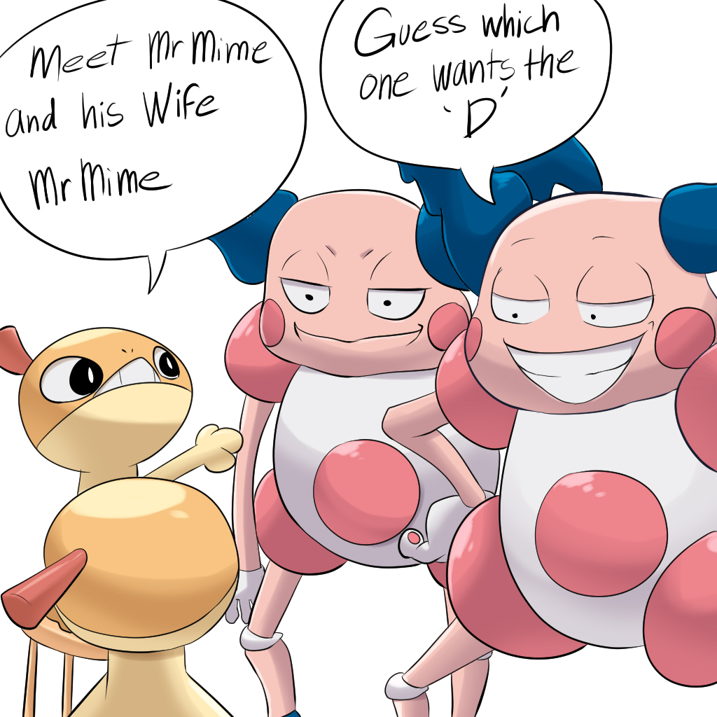 Mr And Mrs Mime By Murploxy On Deviantart