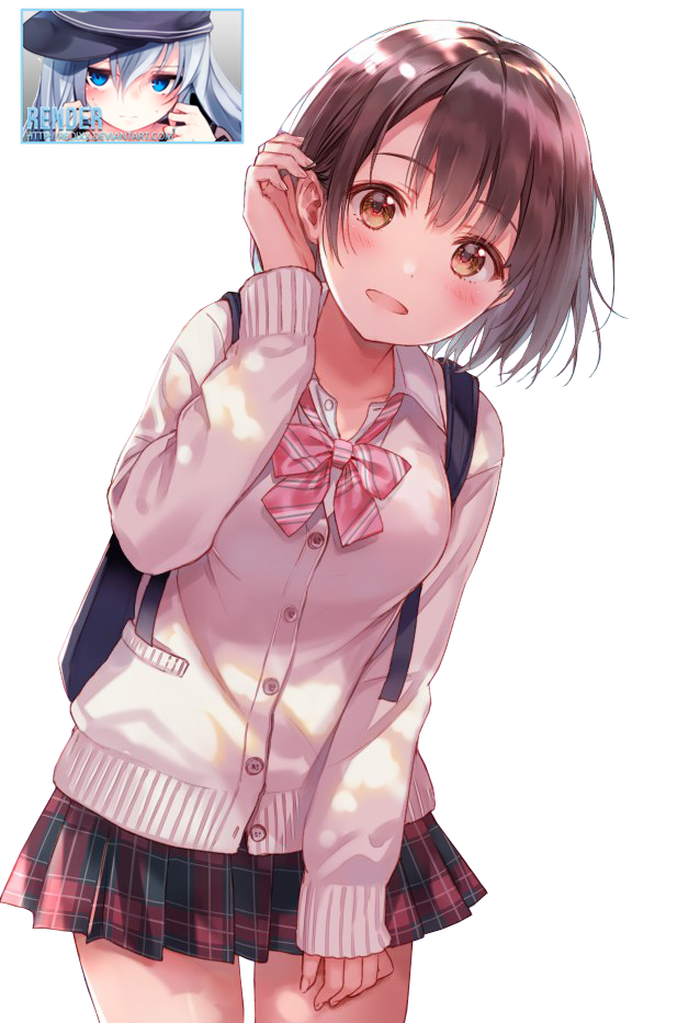 Anime Girl Render By Redixx On Deviantart