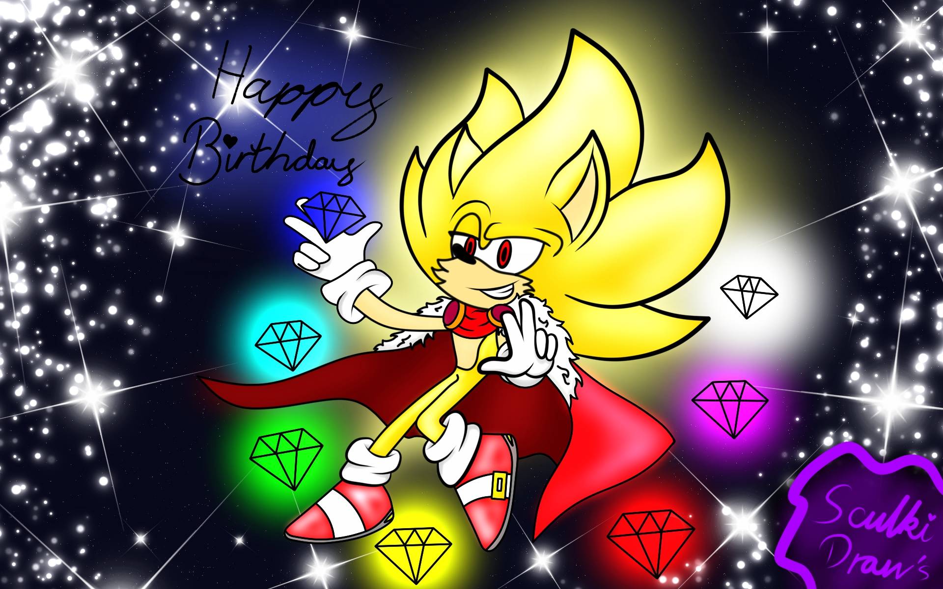 Happy Birthday Sonic The Hedgehog By Sculki11 On Deviantart