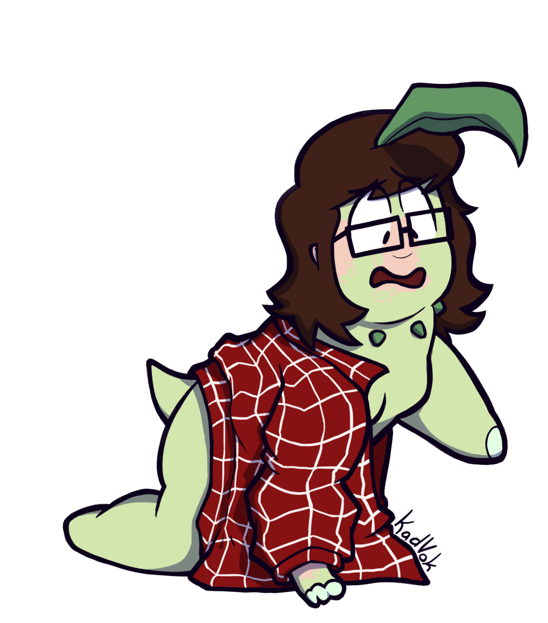 Comm Starter Chikorita Pokemon Tf By Crimson Rune On Deviantart