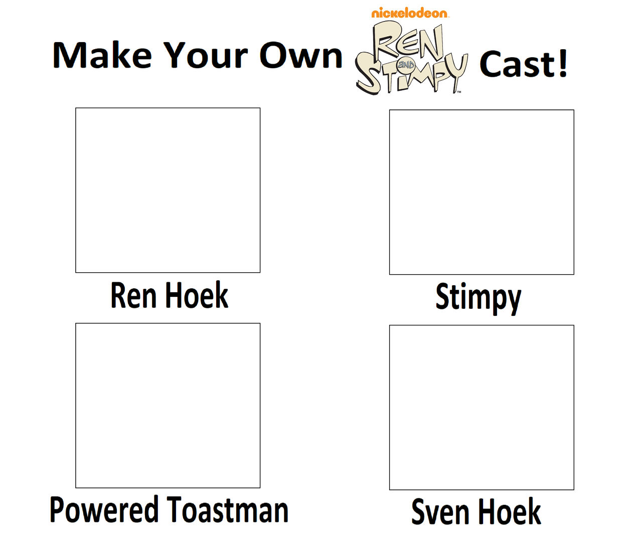 Own Ren And Stimpy Cast Meme By Katelynnthefox2005 On Deviantart
