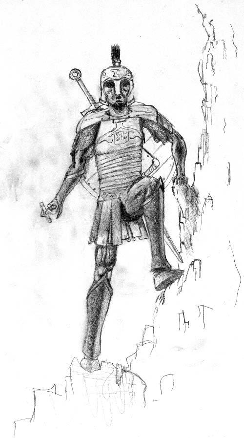 Roman Soldier Sketch by mitosiskain on DeviantArt