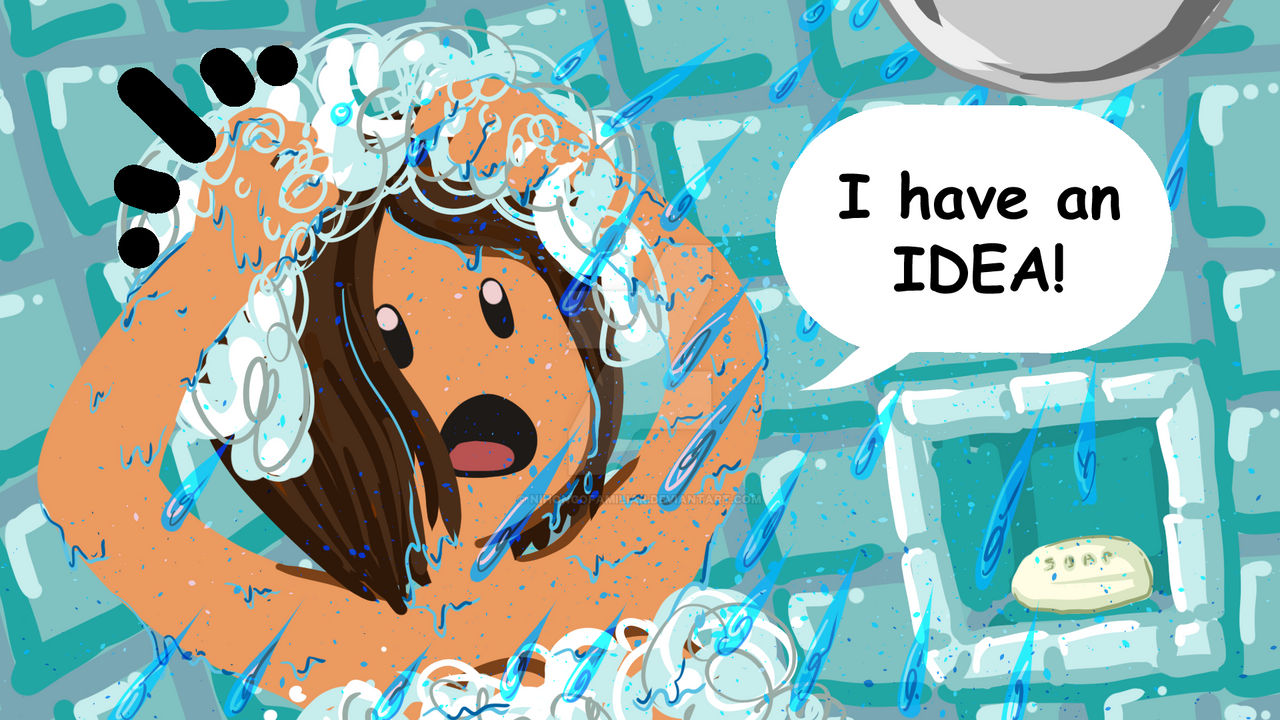 A shower thought... literally... by NihongoFamiliar on DeviantArt A shower thought... literally... by NihongoFamiliar on DeviantArt