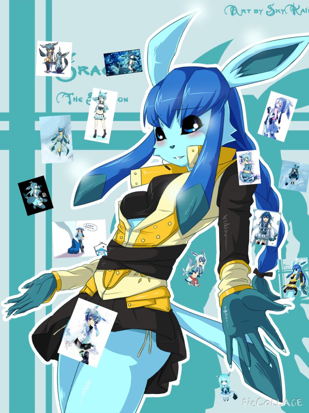 Glaceon Furry Collage By Eeveemon5134 On Deviantart