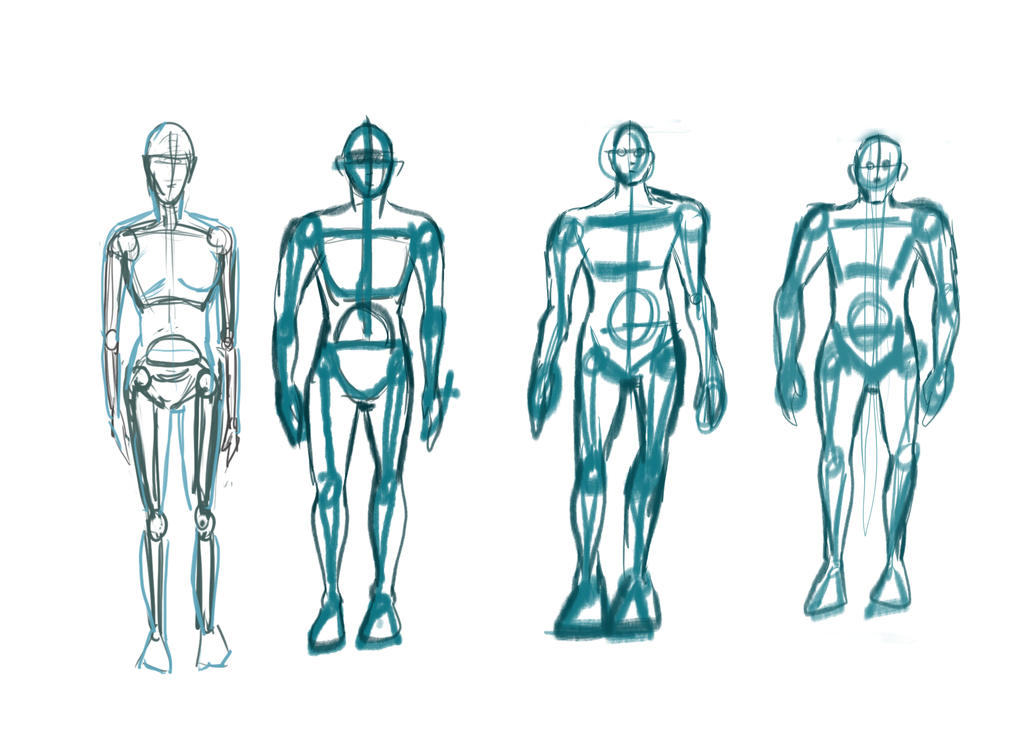 Gesture Drawings By Serenityroseart On Deviantart