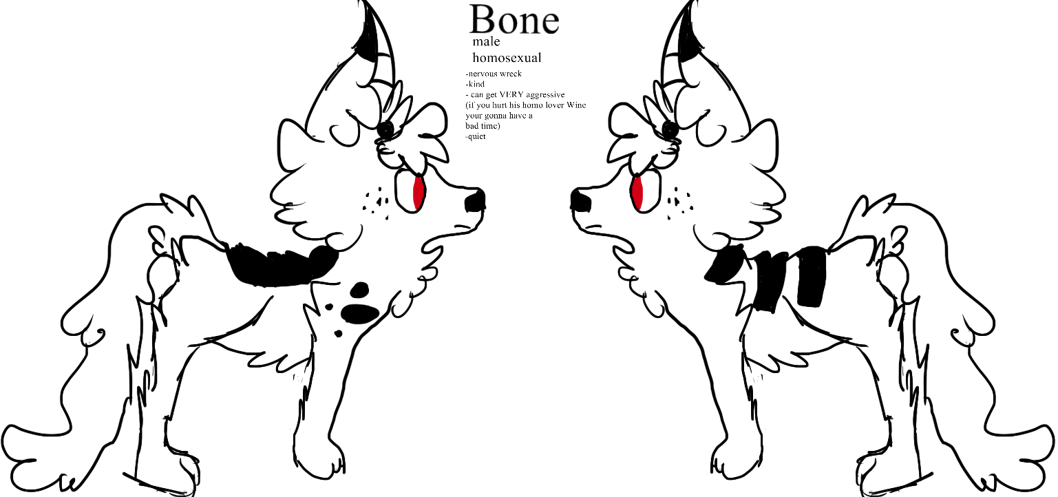 Bone ref(old OC) by Sinful-Spaghetti on DeviantArt
