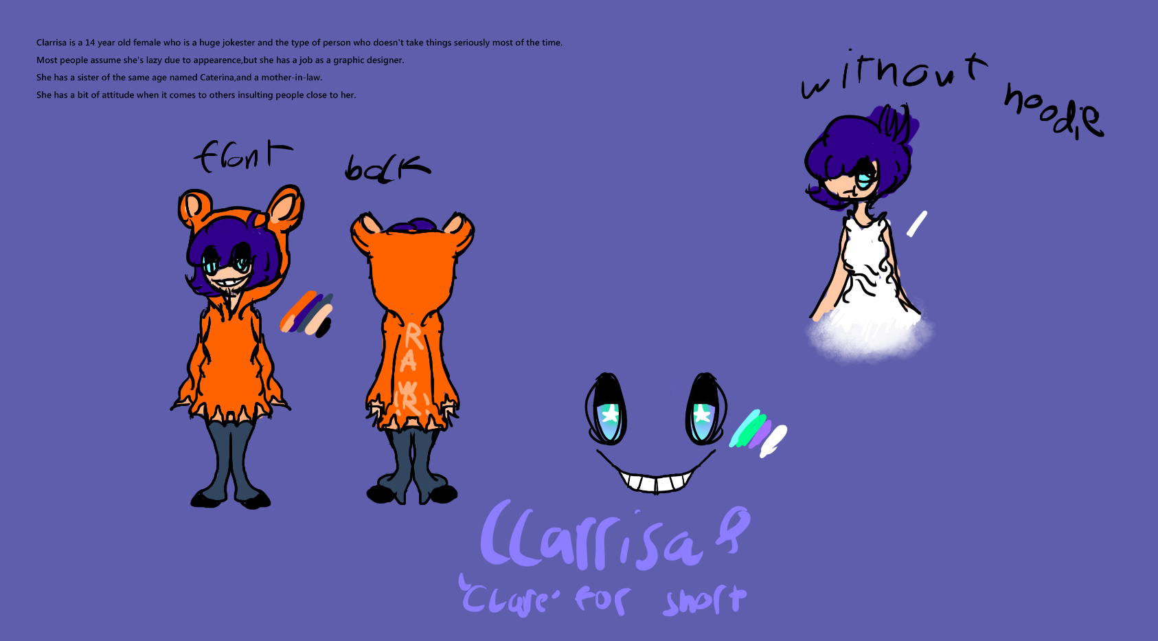 Clarrisa ref by Sinful-Spaghetti on DeviantArt